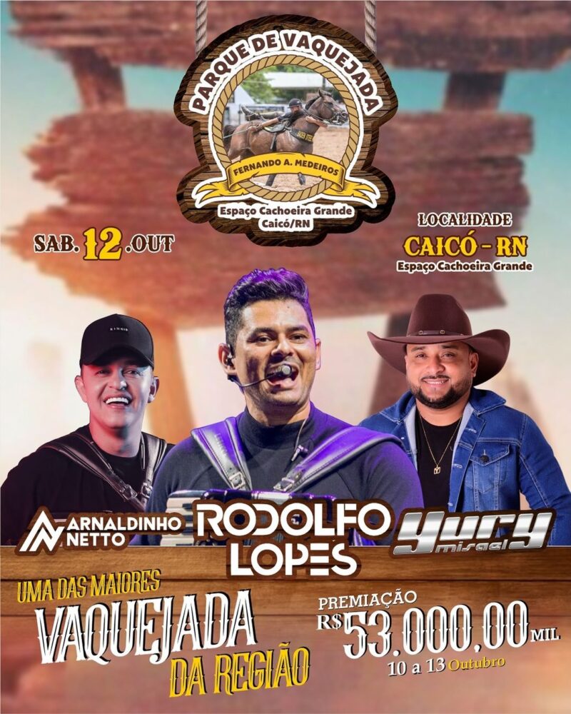 Vaquejada do Parque Fernando Araújo Medeiros 2024 - Fazenda Boqueirão